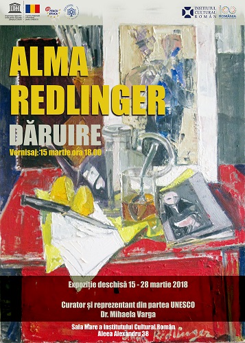 Expoziția „Dăruire” dedicată pictoriței Alma Redlinger, la ICR - Ziarul ...