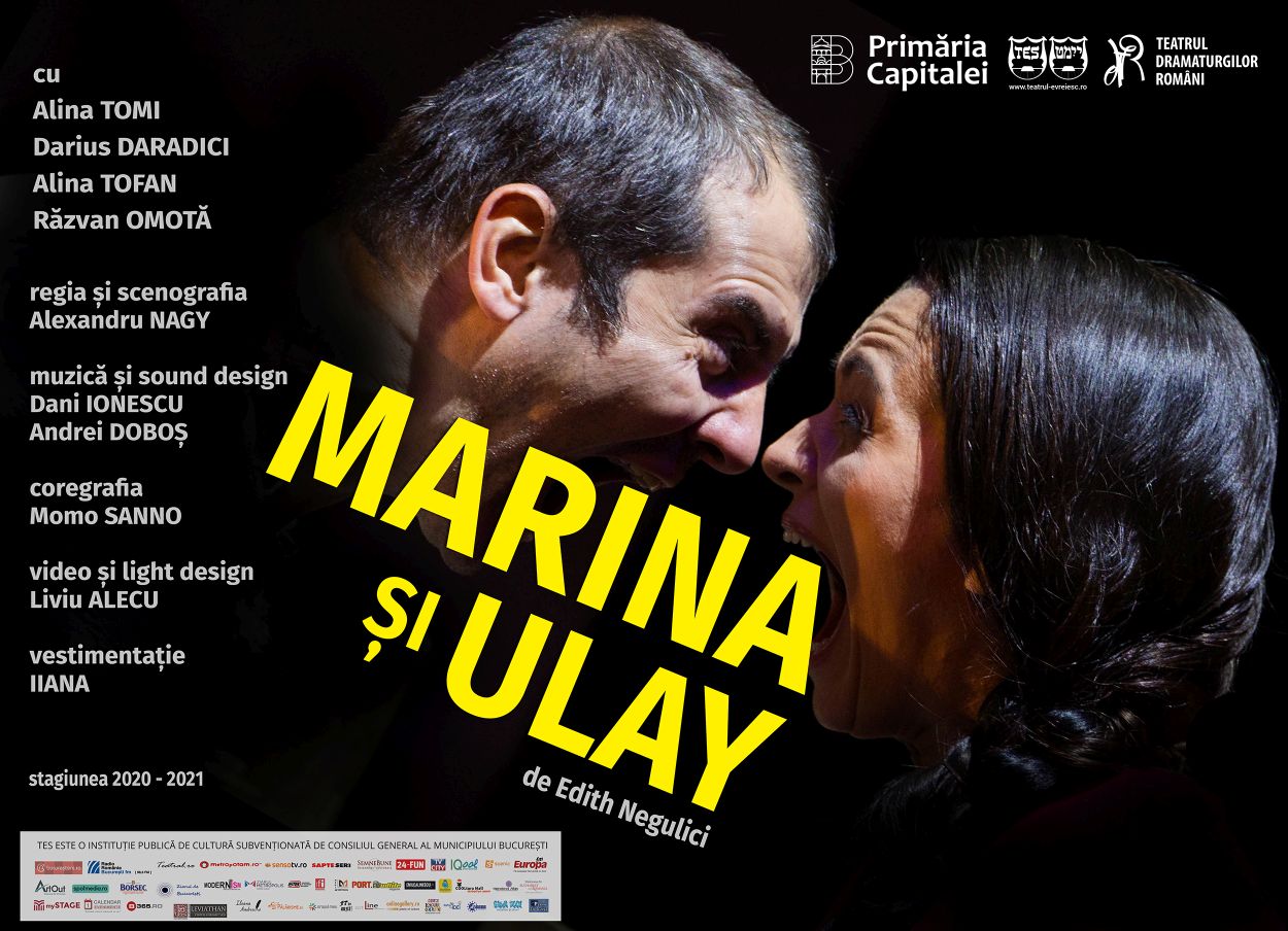 PREMIERĂ: MARINA ȘI ULAY de Edith Negulici, la Teatrul Evreiesc ...