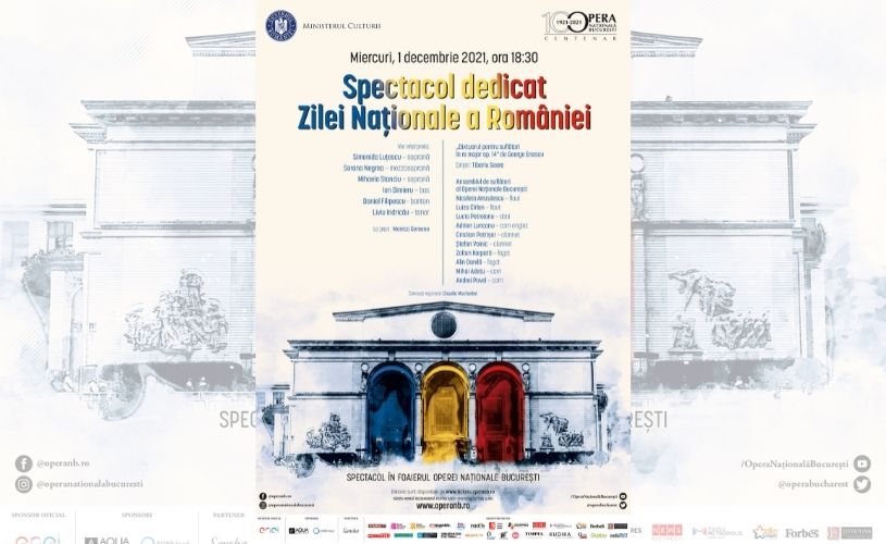 Spectacol dedicat Zilei Naționale a României, la Opera Națională ...