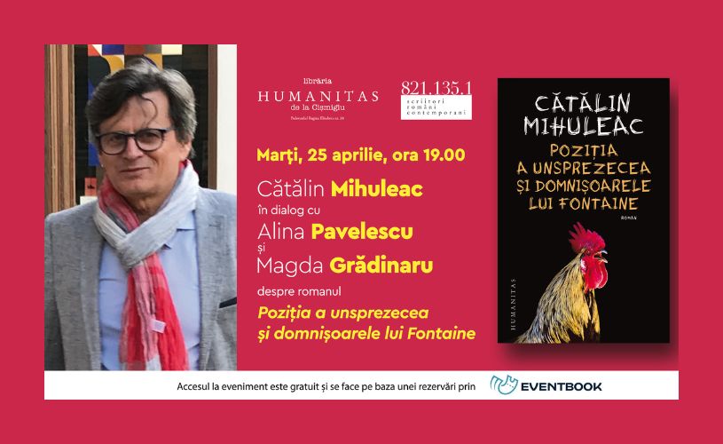 Cătălin Mihuleac în dialog cu Alina Pavelescu și Magda Grădinaru despre ...